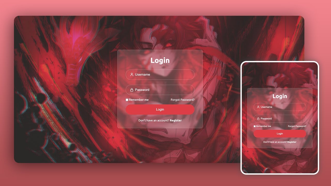 Login Form Using Html Css Simple Tutorial Youtube