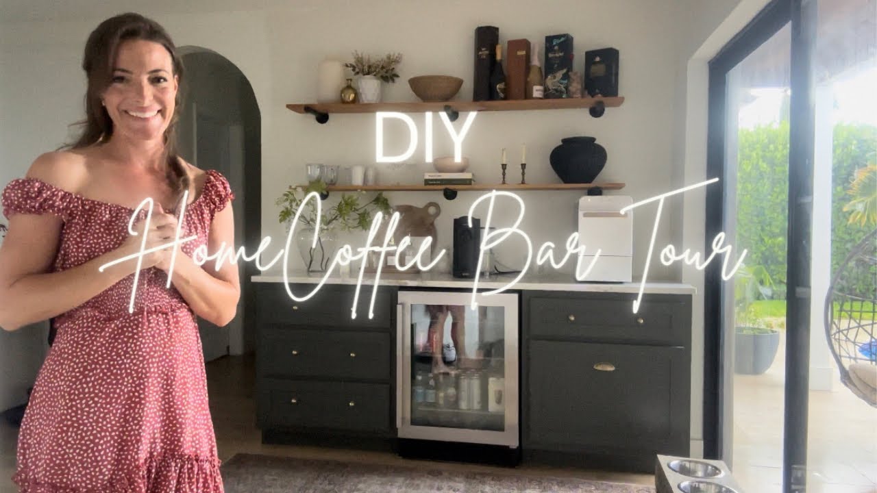 Diy Home Coffee Bar Tour Youtube