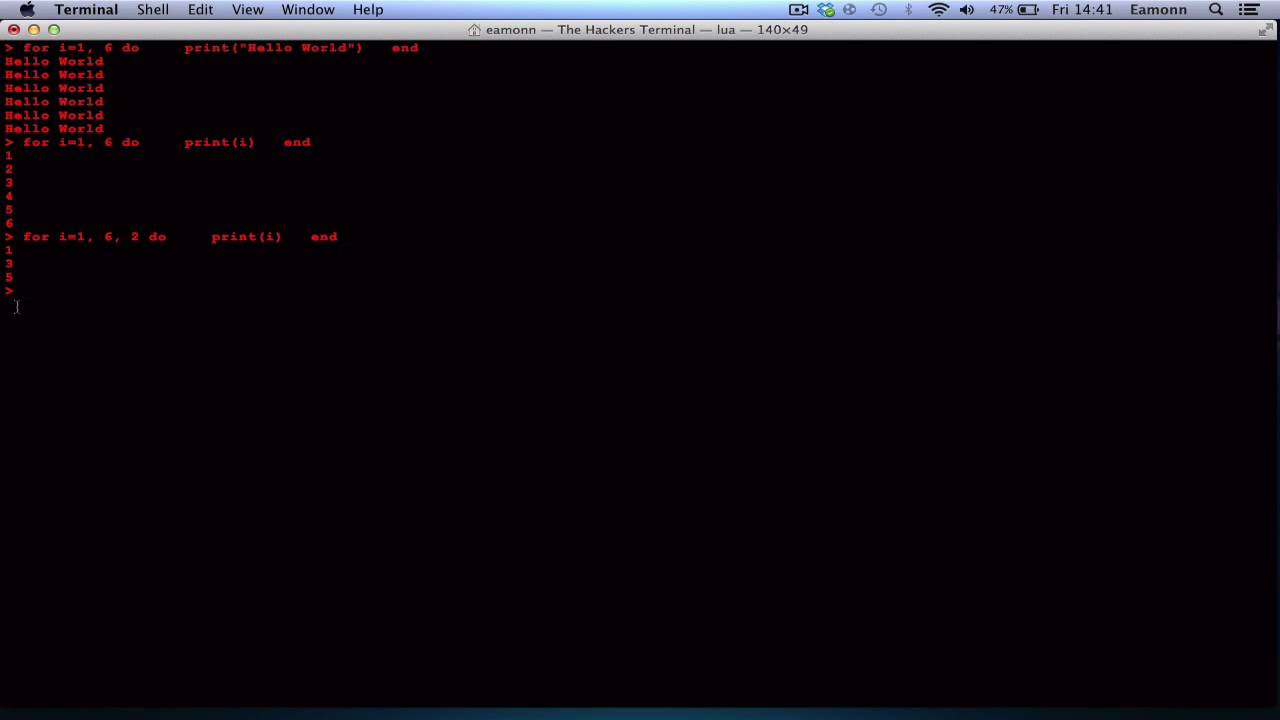 Lua Programming Tutorial For Beginners 2 Loops Youtube