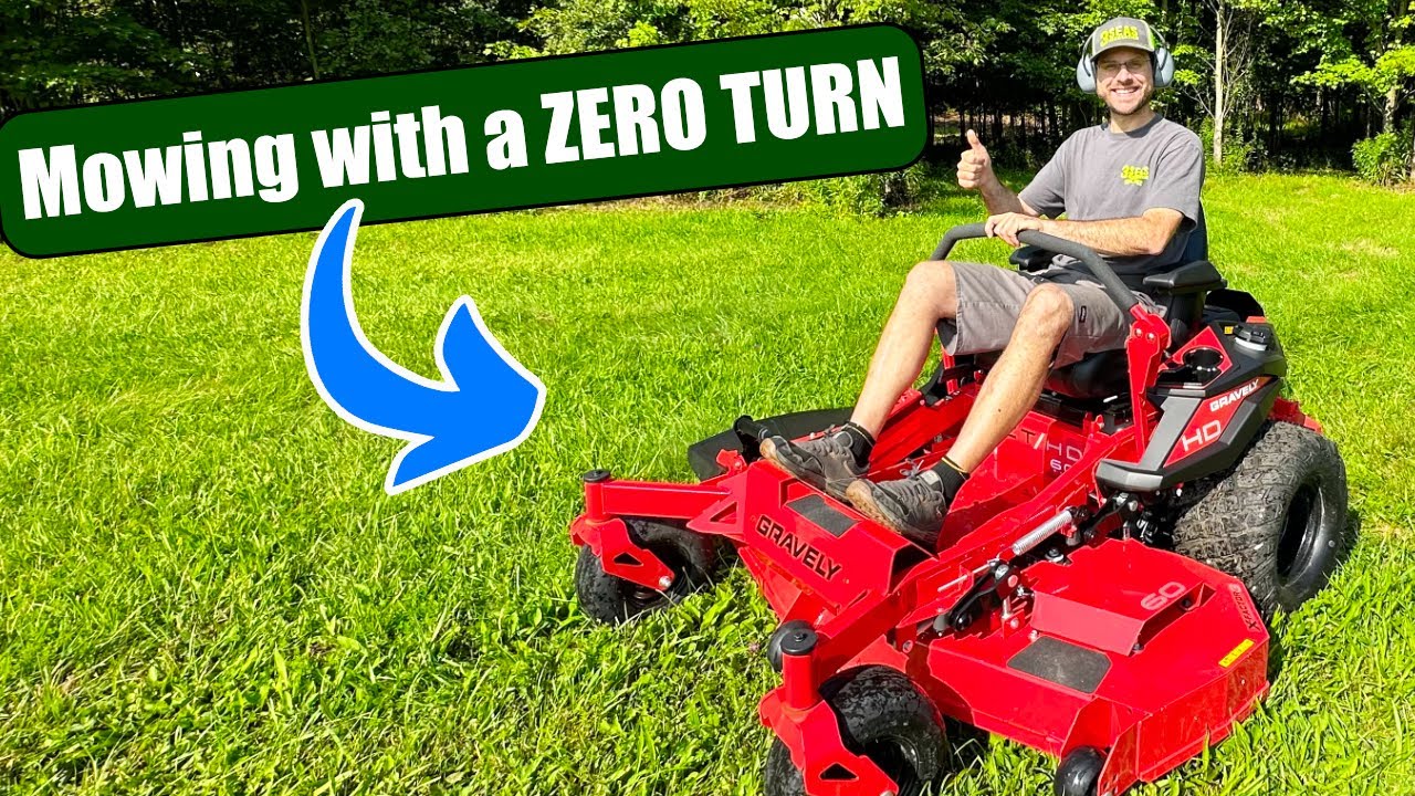 How To Drive A Zero Turn Lawn Mower Full Beginner Tutorial Youtube