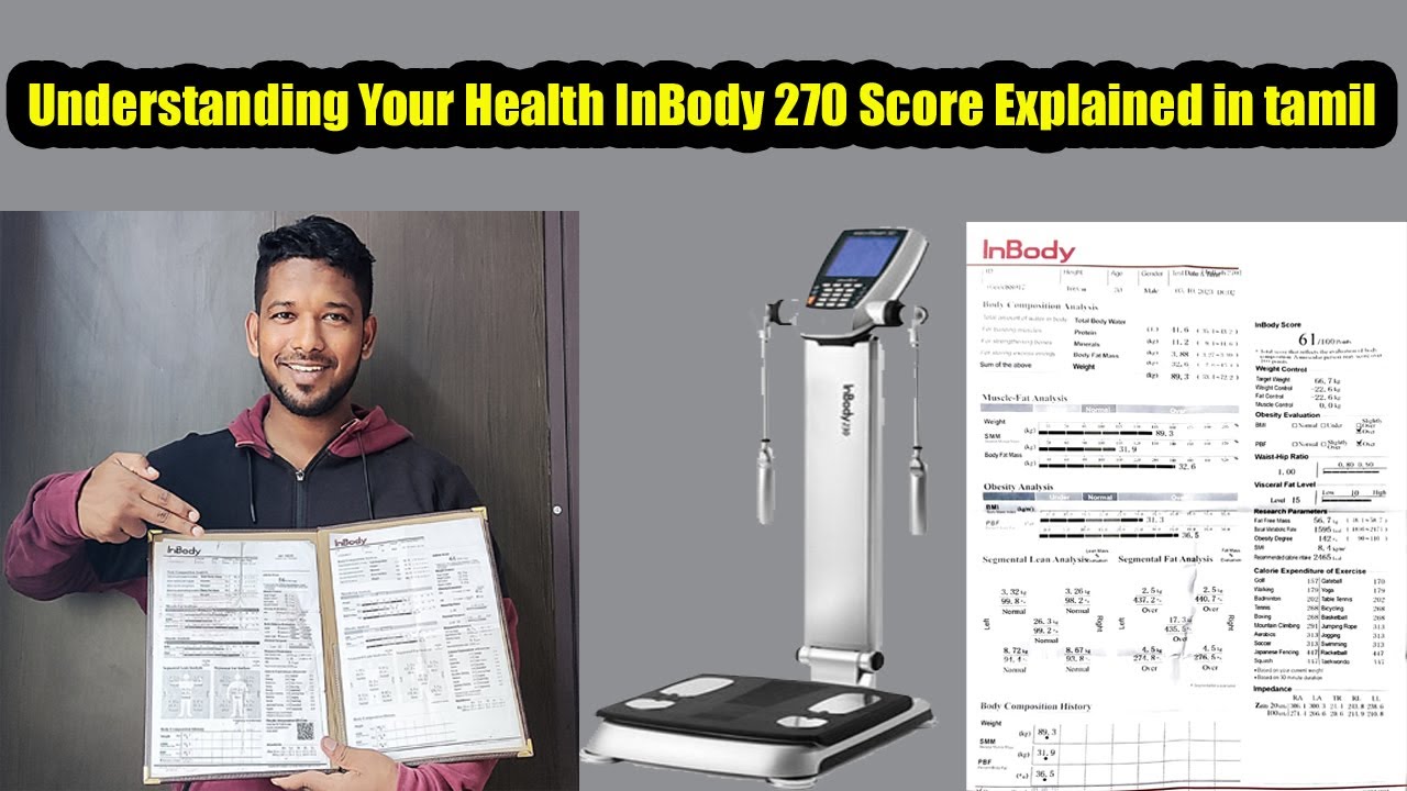 Understanding Your Health Inbody 270 Score Explained In Tamil Youtube