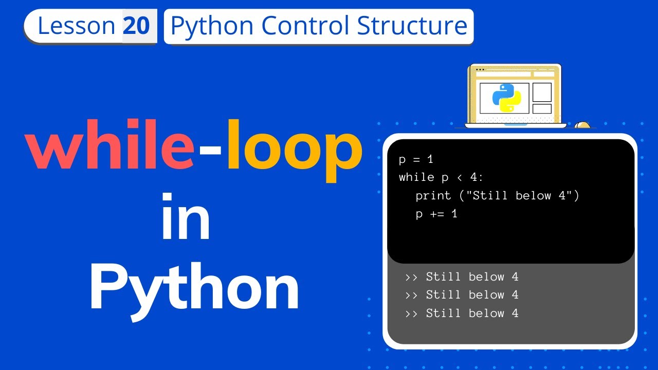 L20 While Loop In Python Python Tutorial For Beginners Youtube