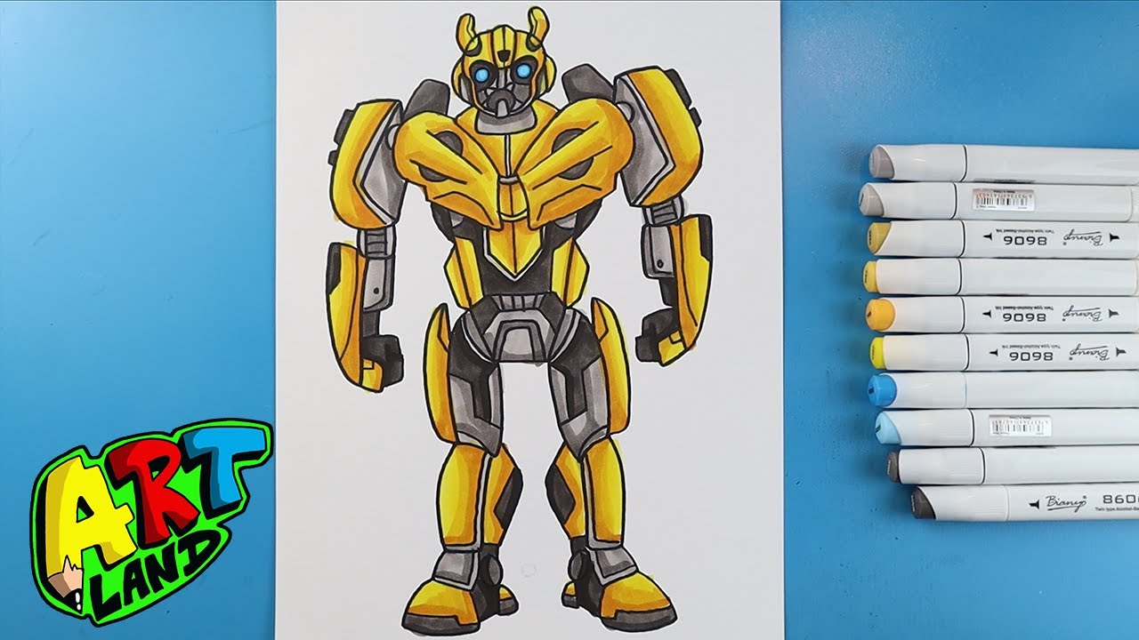 How To Draw Bumblebee Youtube