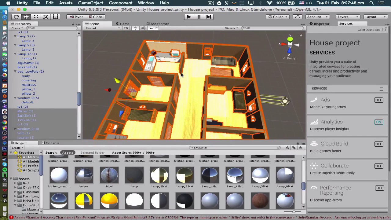 Building House Interior In Unity Part 3 Final Youtube
