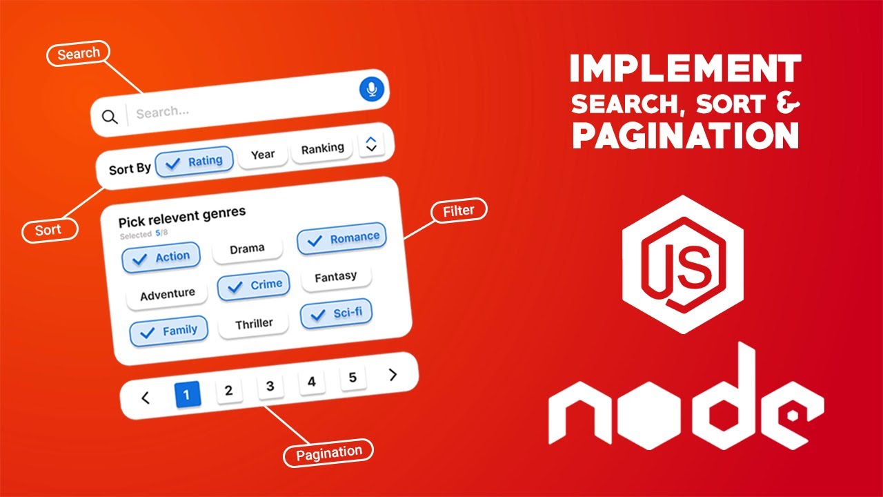 Implement Search Sort Filter And Pagination Rest Api With Node Js