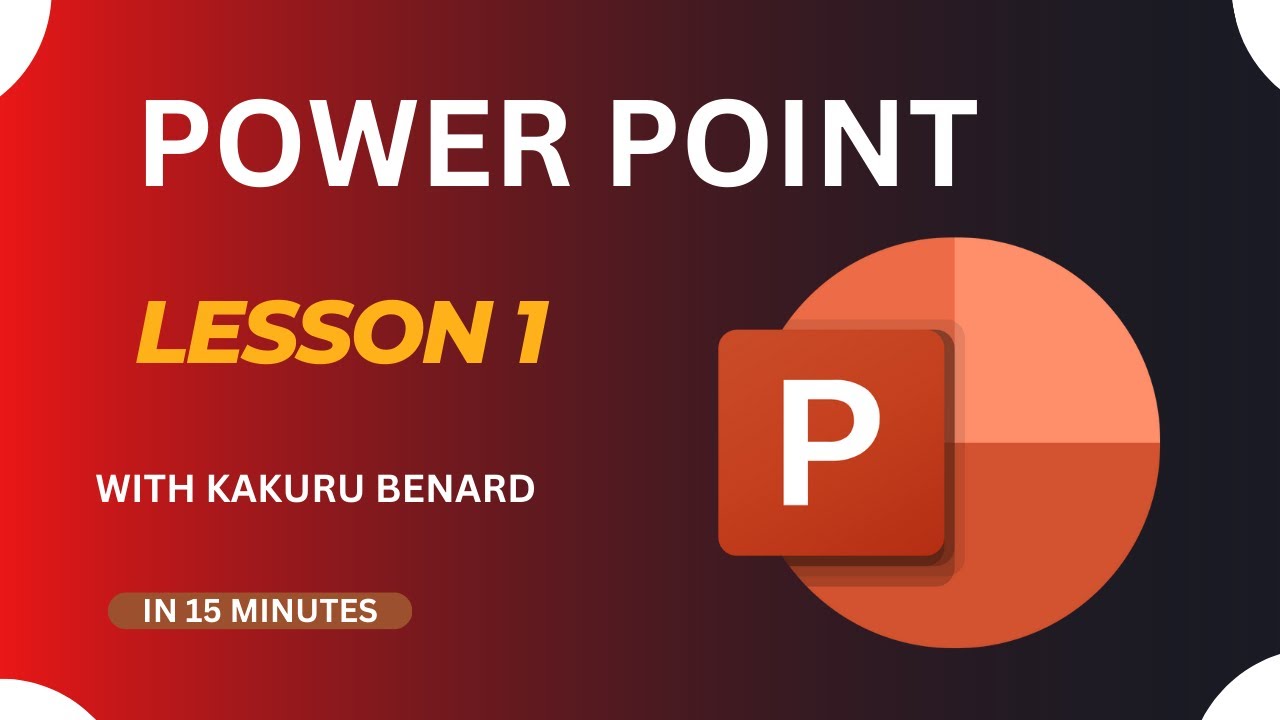 Power Point Lesson 1 Youtube