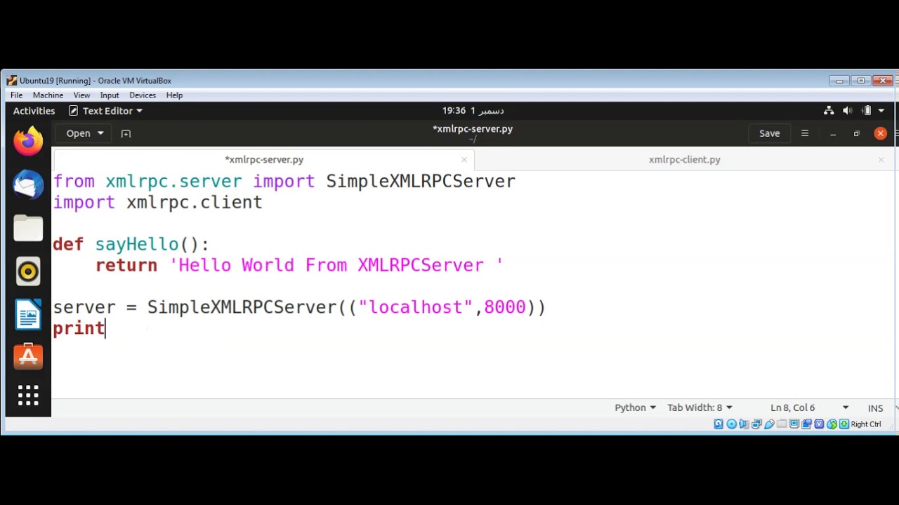 Xml Rpc Server And Client In Python Youtube