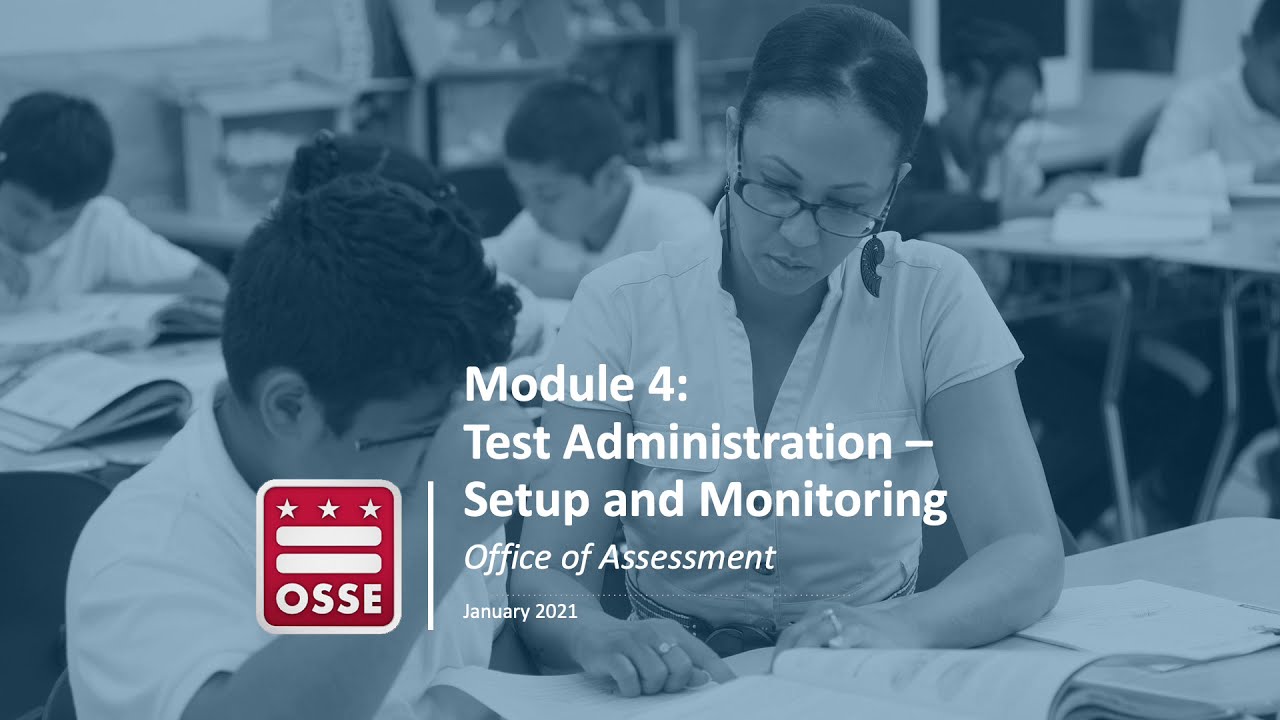 Module 4 Test Administration Setup And Monitoring Youtube