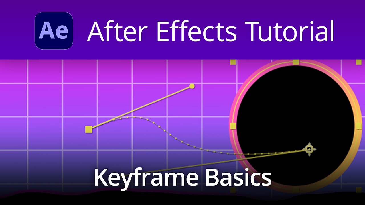 After Effects Tutorial Keyframe Basics Youtube