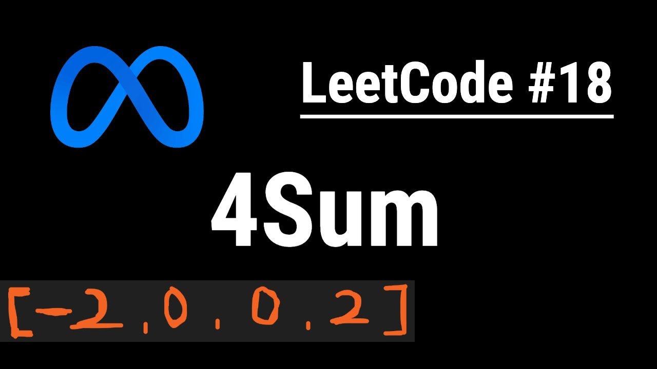 4sum Leetcode 18 With Python And Javascript Youtube