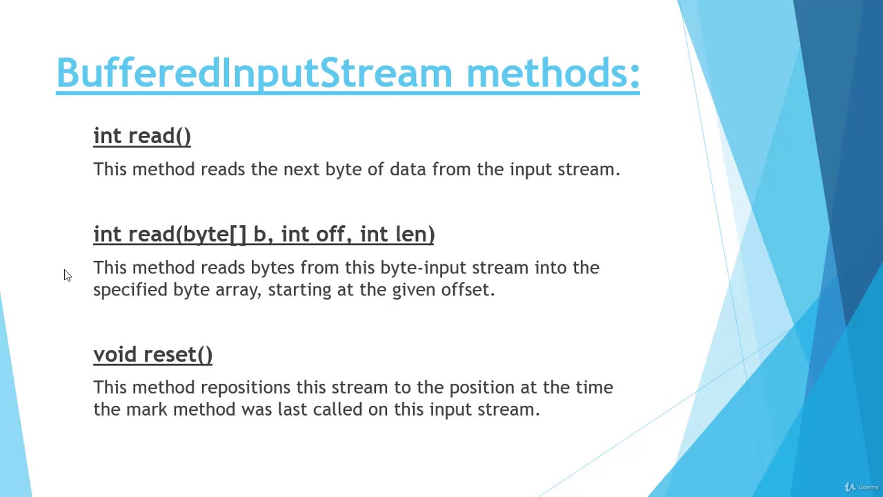 74 Bufferedinputstream Class Youtube