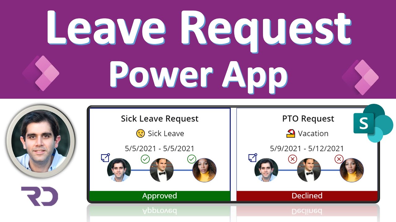 Leave Request Power Apps Template Sharepoint Youtube