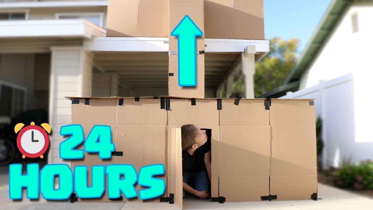 Cardboard Box Fort