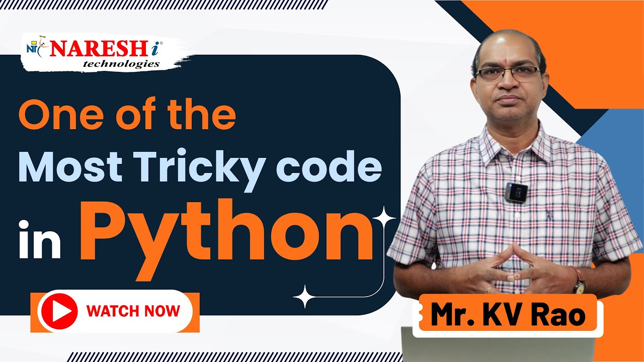 Decoding Python S Tricky Code Python Coding Tricks Naresh It
