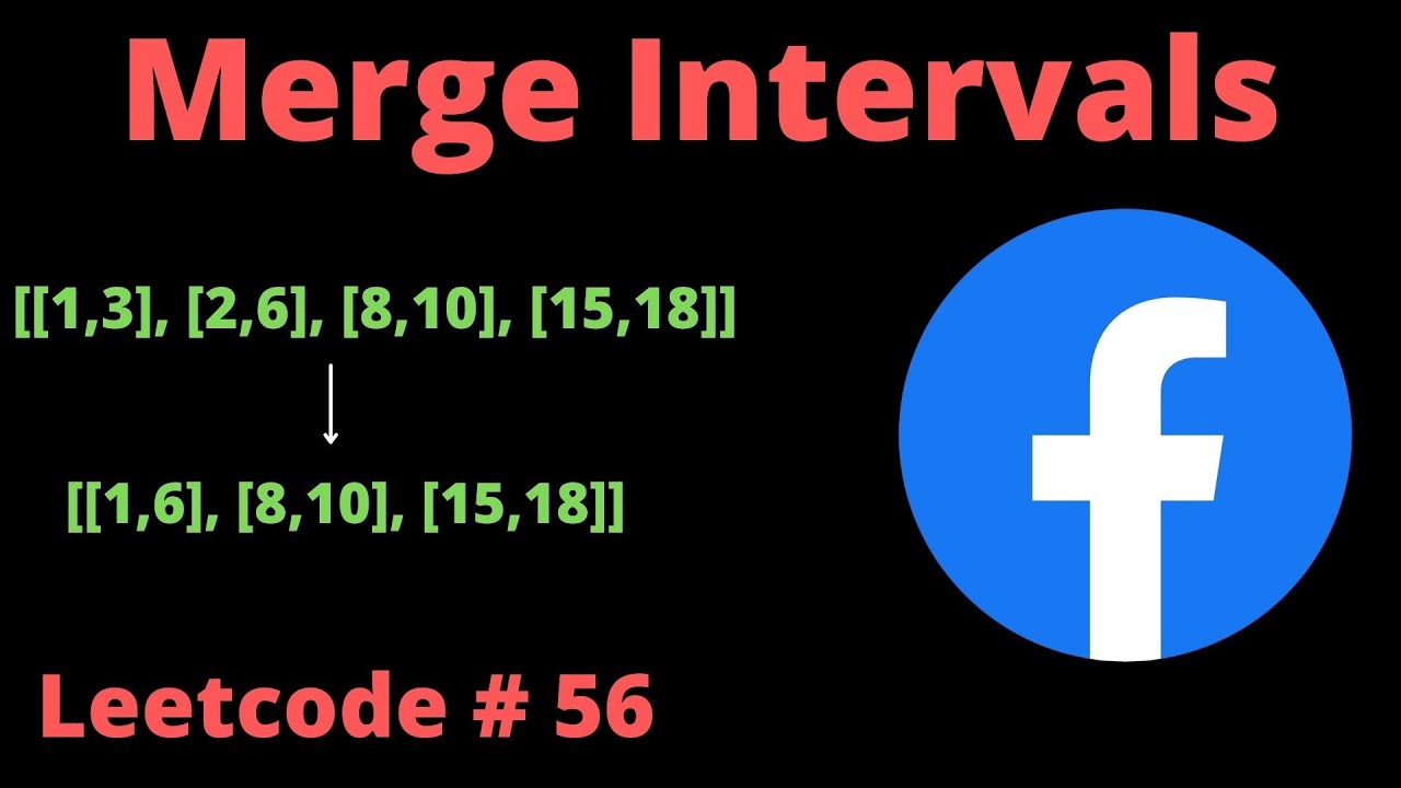 Merge Intervals Python Leetcode 56 Youtube