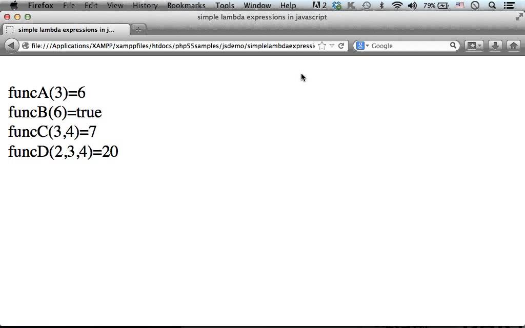 Simple Lambda Expressions In Javascript Youtube