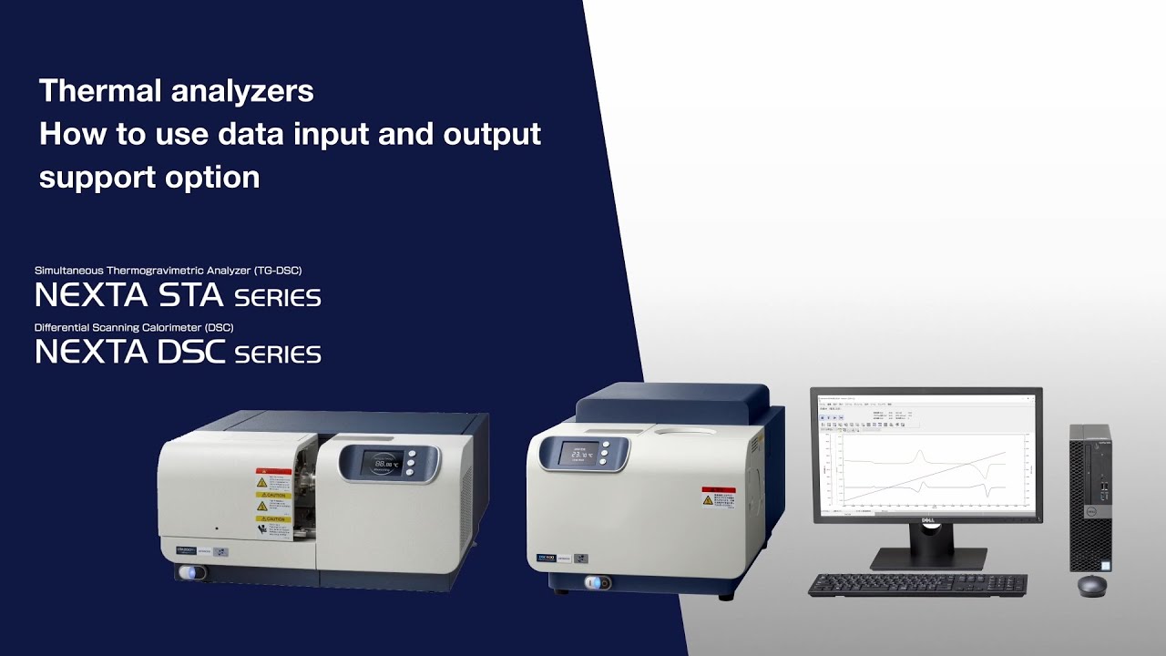 Tutorial Thermal Analysis How To Use Data Input And Output Support