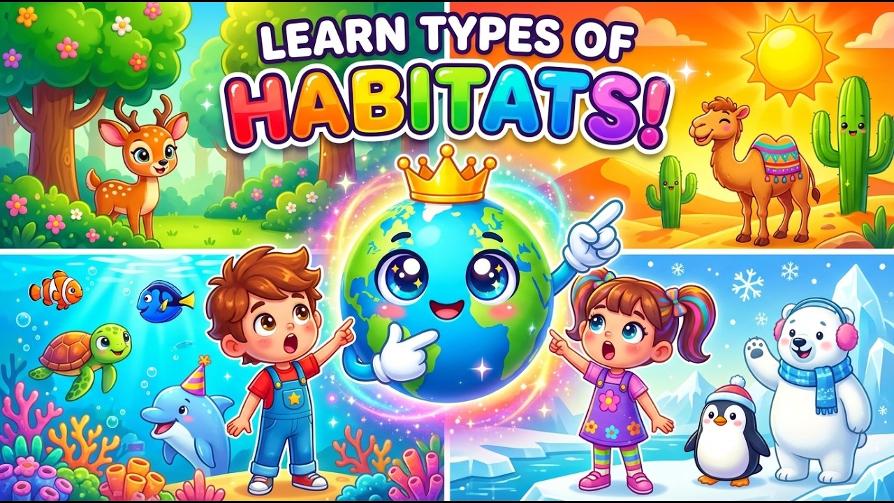 Learn Habitats Types Of Habitat Ocean Forest Desert Grassland