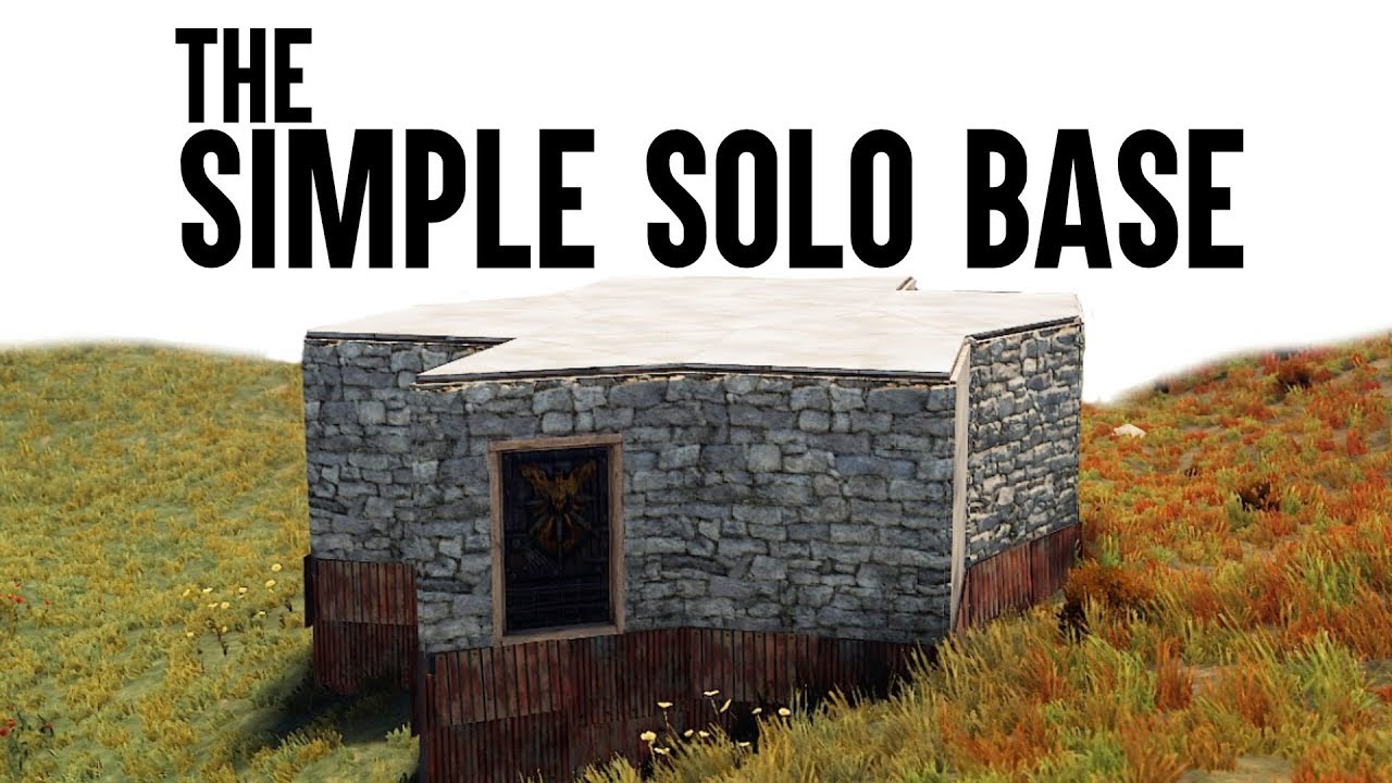 Rust Base Building Rust Solo Base Not A Rust Bunker Base Rust Base
