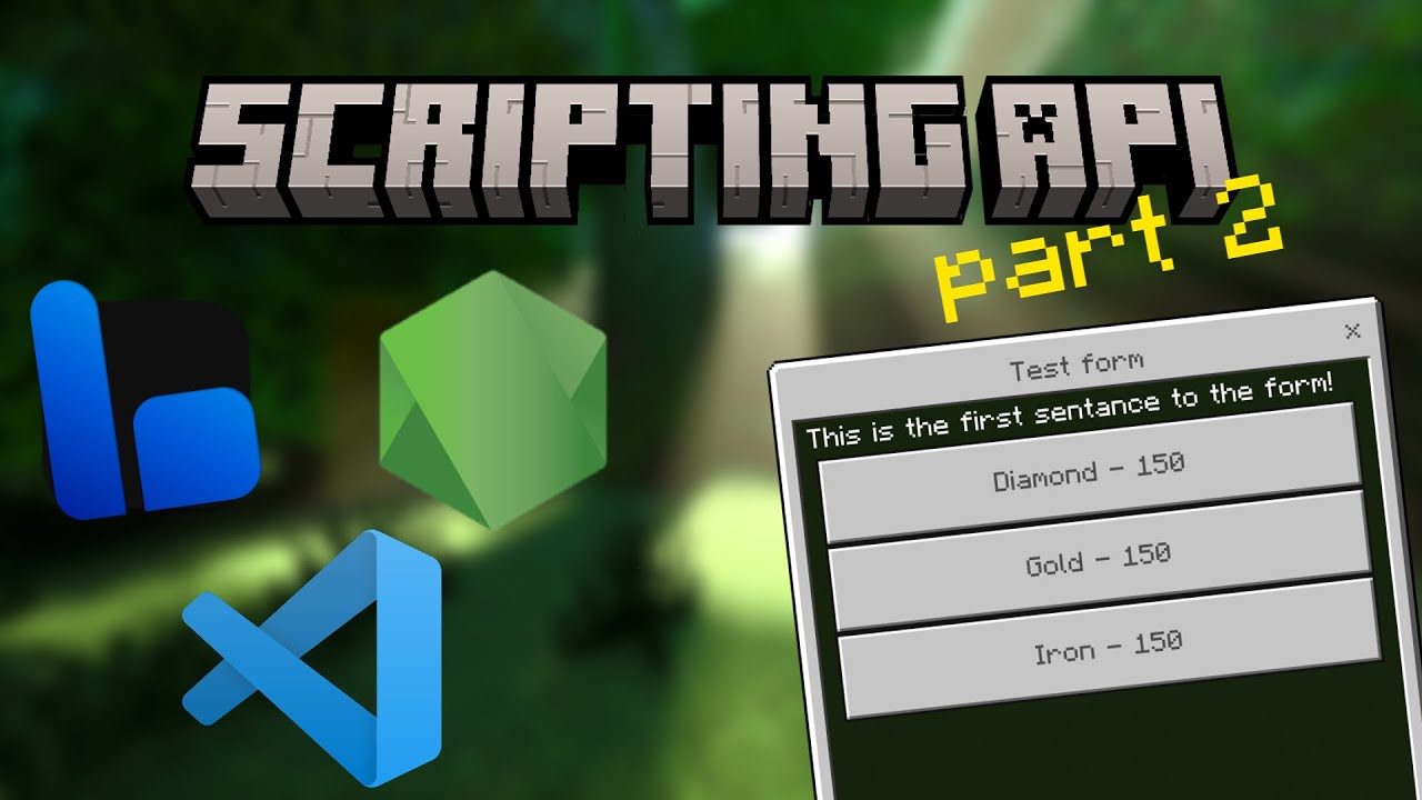 Scripting Api Tutorial Ui Forms E02 Youtube