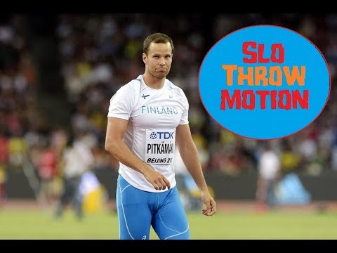 Throwmotion Tero Pitkämäki Javelin Throw Youtube
