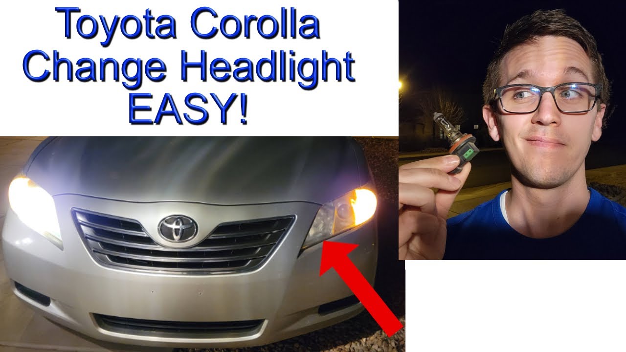 How To Replace Toyota Corolla Headlight Bulb Easy Guide