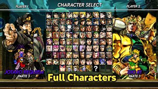 Jojo S Bizarre Adventure Mugen V6 Opengl E Directx Dark Night Mp3 Mp4