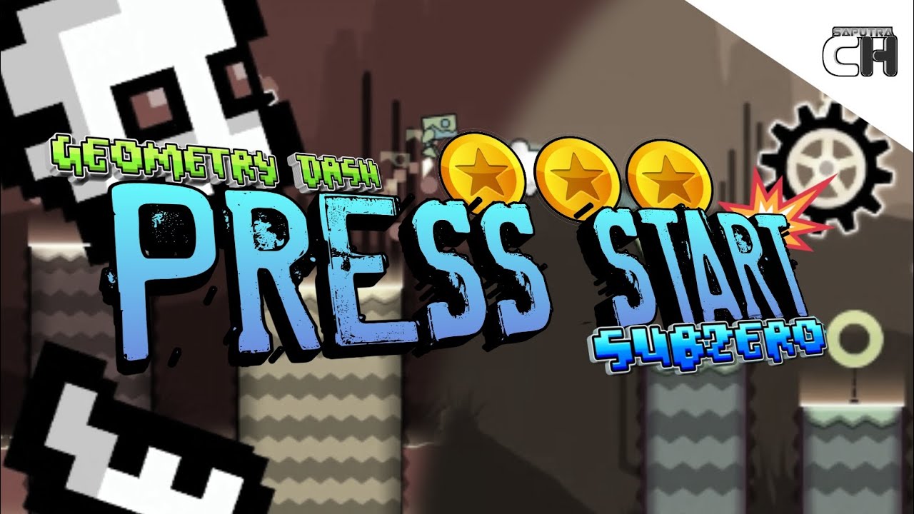 Press Start Geometry Dash Subzero 3 Youtube