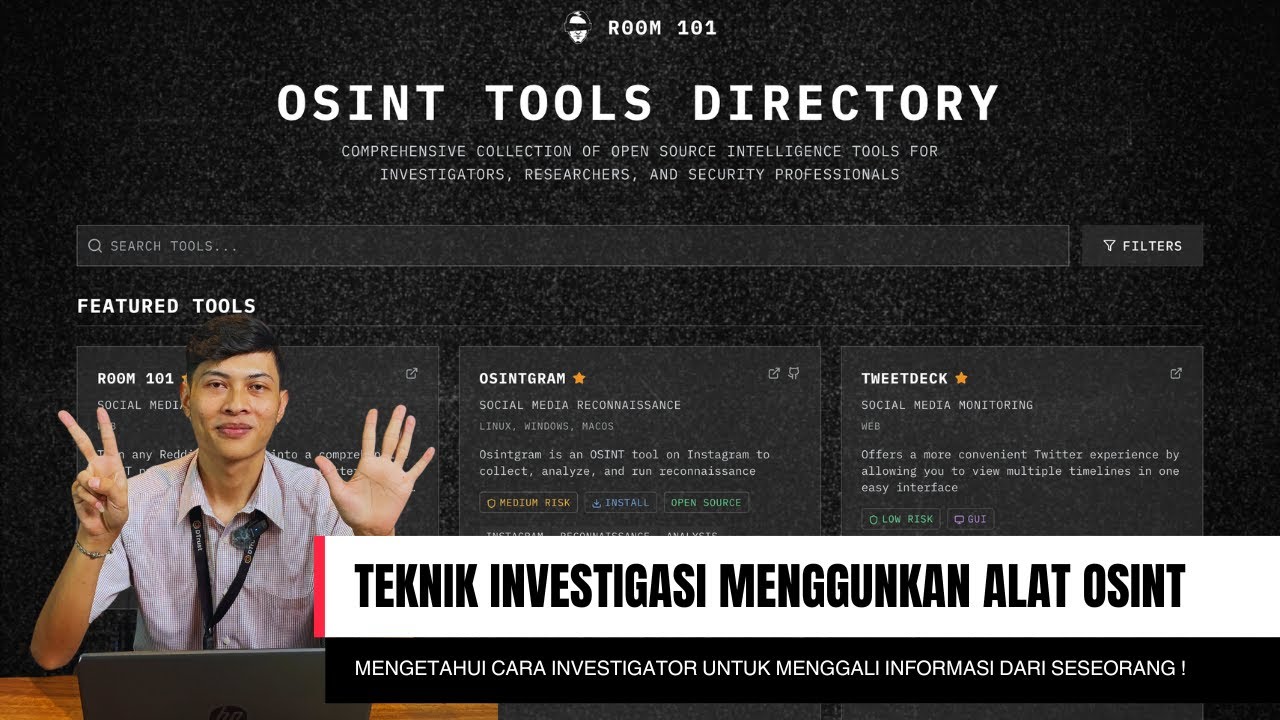 100 Osint Tools Gratis Untuk Investigasi Digital Cybersecurity