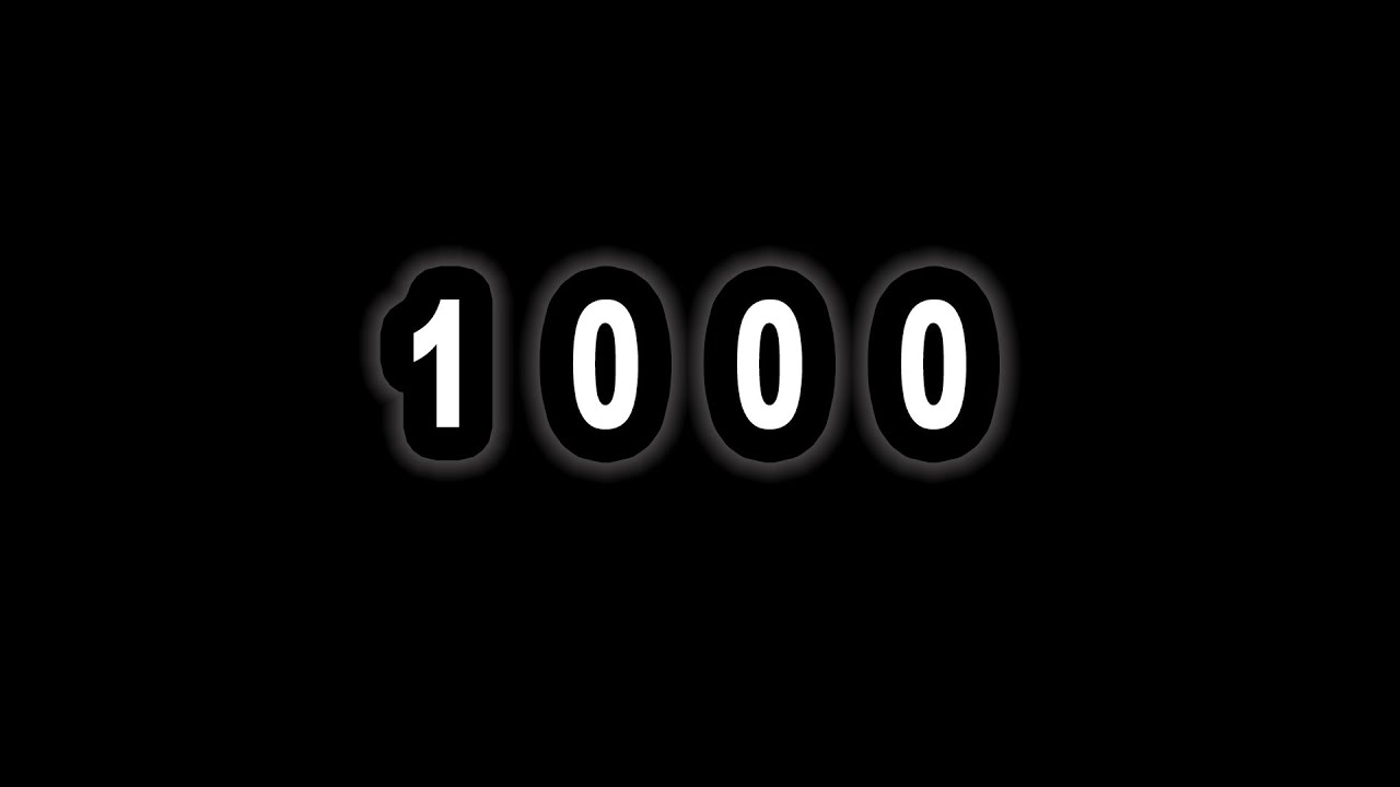 1000 Youtube