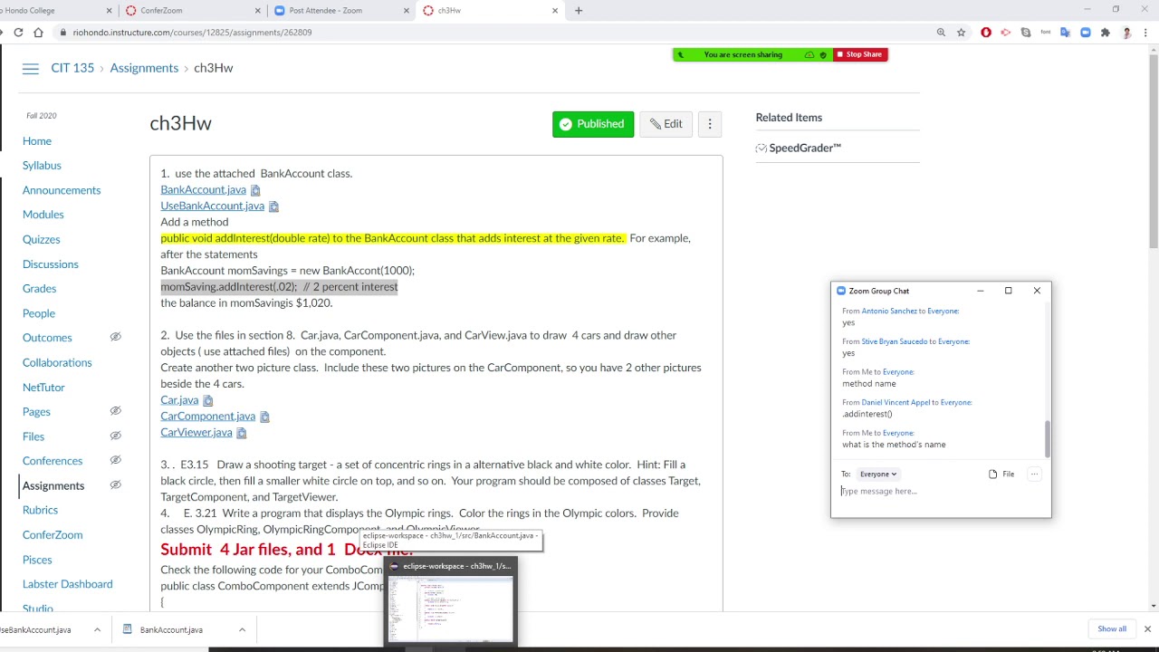 Java Programming Create A Bankaccount Class Include A Method Can