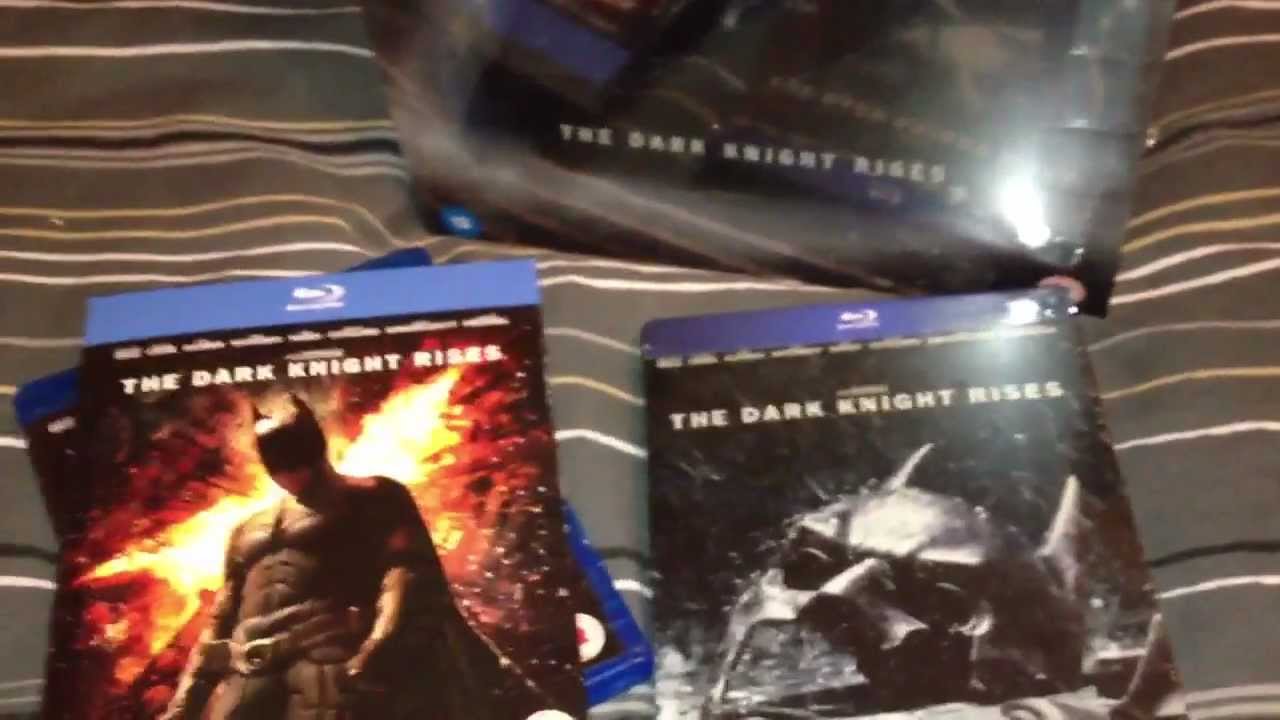The Dark Knight Rises Blu Ray Unboxing Youtube