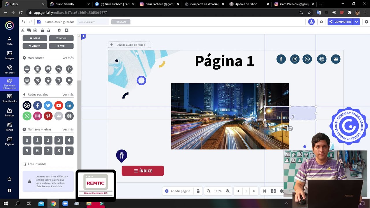 Elementos Interactivos Y Redes Sociales En Genially Youtube