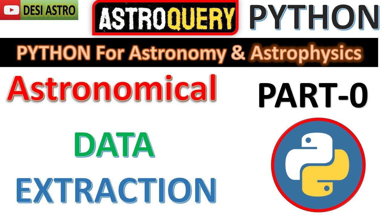 Astroquery Part 0 How To Use Astroquery In Python To Retrieve