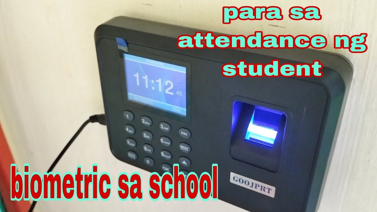 Fingerprint Biometric Paano Ikabit Ang Biometric Youtube