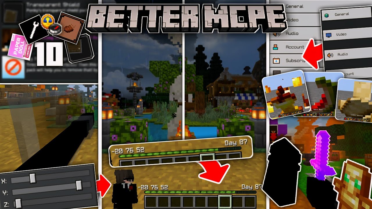 These 10 Packs Improve Minecraft Bedrock Better Mcpe 1 21 Youtube