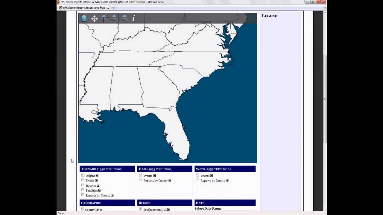Spc Storm Reports Interactive Map Tutorial Youtube