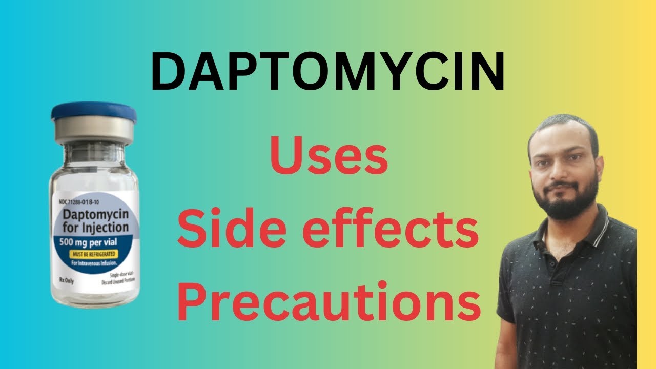 Daptomycin Mechanism Pharmacokinetics Uses Side Effects Precaution
