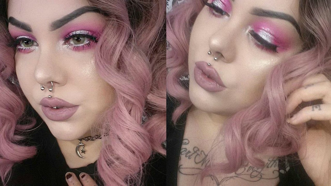 Pink Silver Halo Eye Makeup Tutorial 笙 Youtube