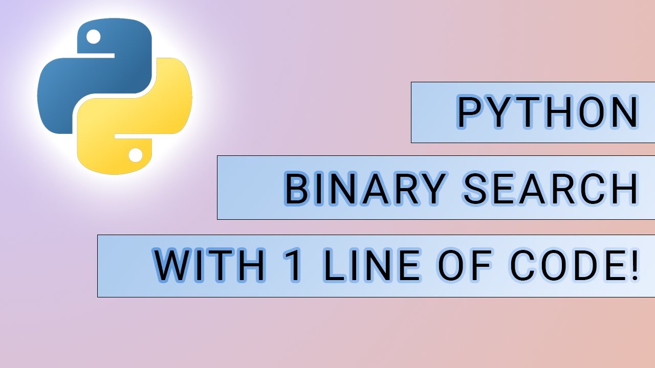 Python Bisect Example Youtube