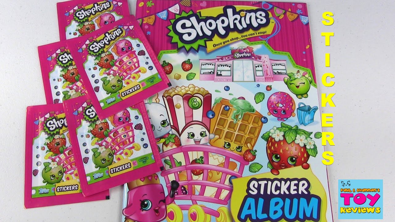 Shopkins Sticker Collection Pack Opening Album Update Let S Decorate