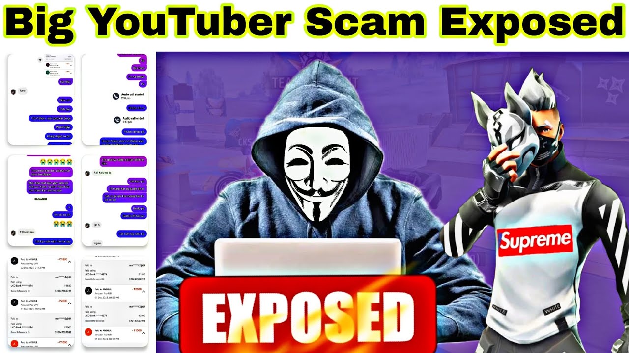 Big Youtuber Scam Exposed Biggest Youtuber Scam With Subscriber ёяшв