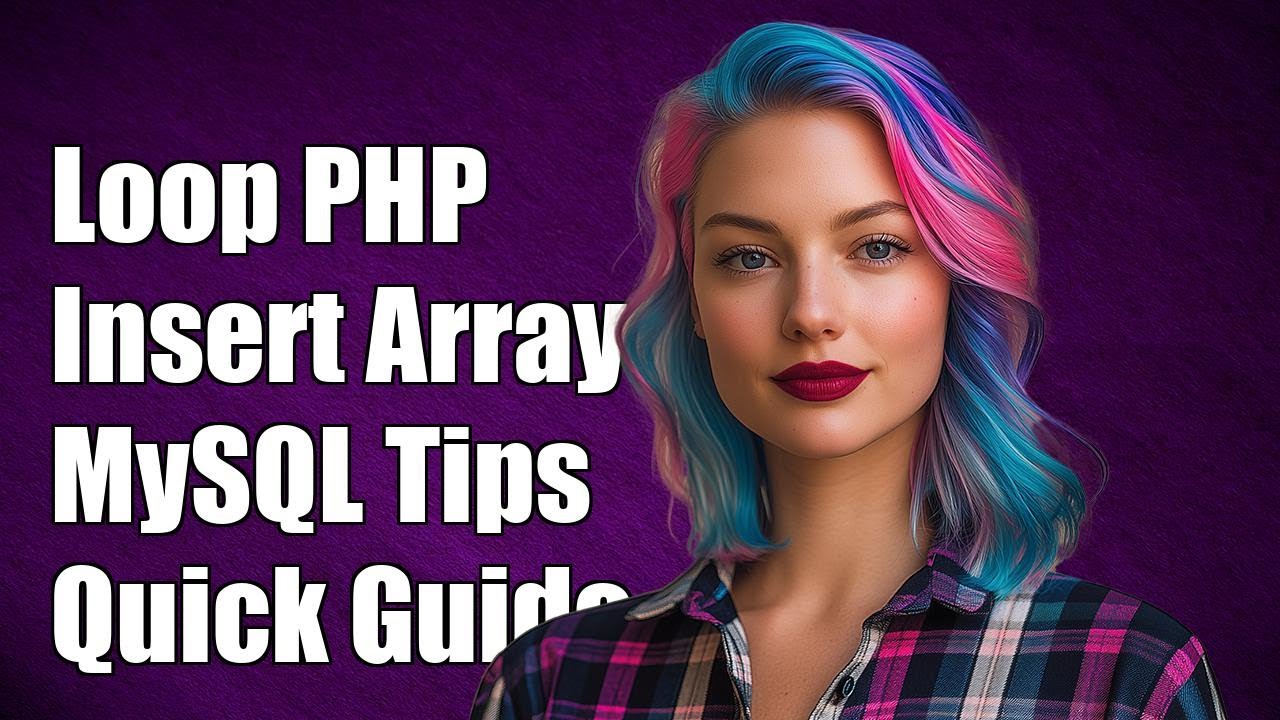 How To Loop And Insert Php Multi Dimensional Array Into Mysql Database
