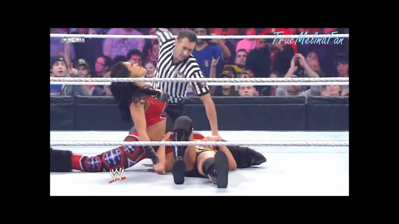 Wwe Melina Sunset Split On Tamina Hd Youtube