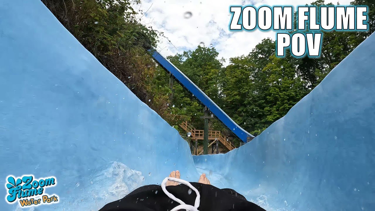 Zoom Flume Pov 4k 60fps Yes The Zoom Flume Water Park Has A Ride