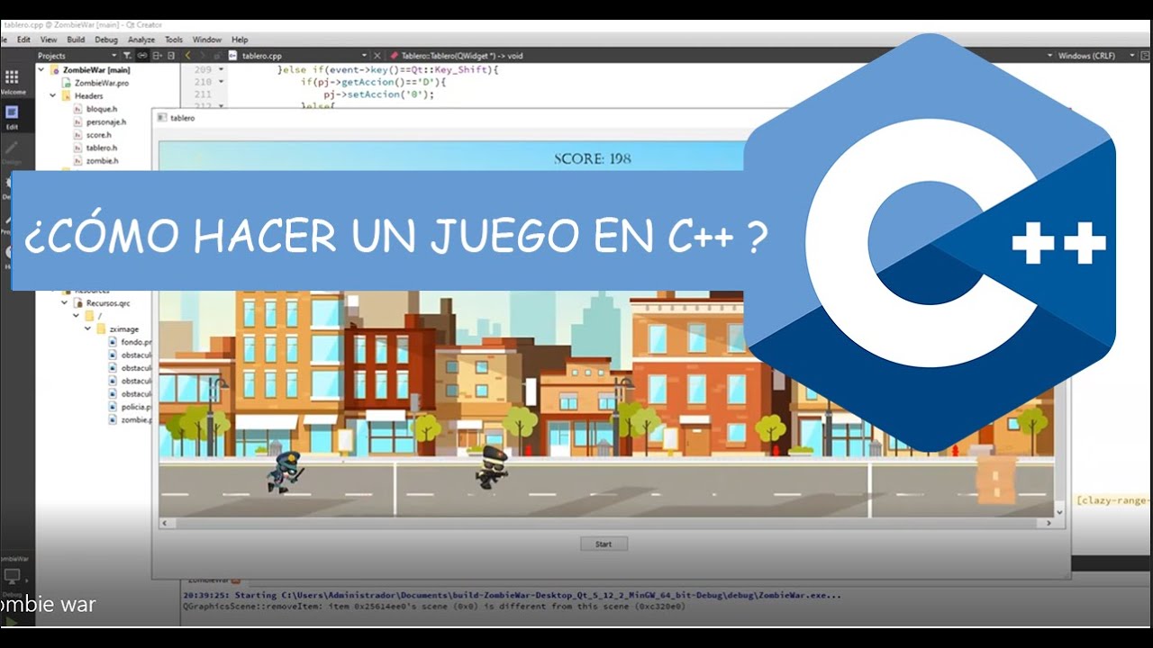 Cómo Hacer Un Juego En C Youtube