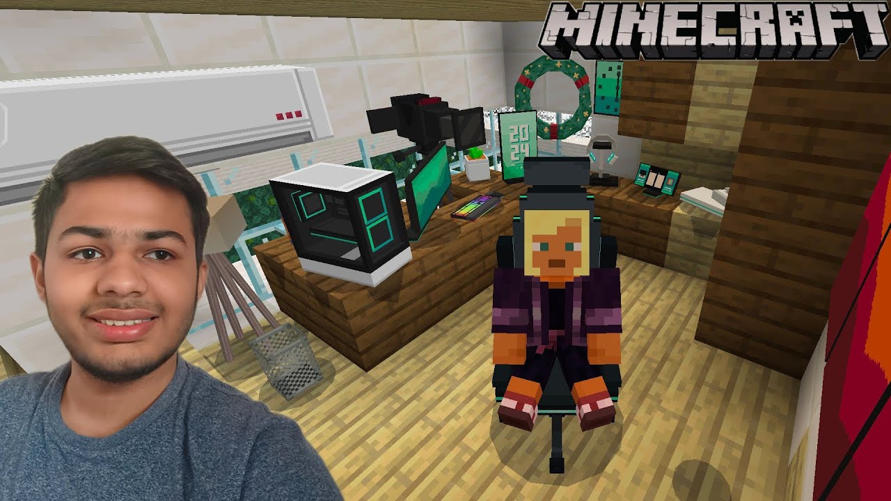 I Made Gaming Setup In Minecraft Youtube