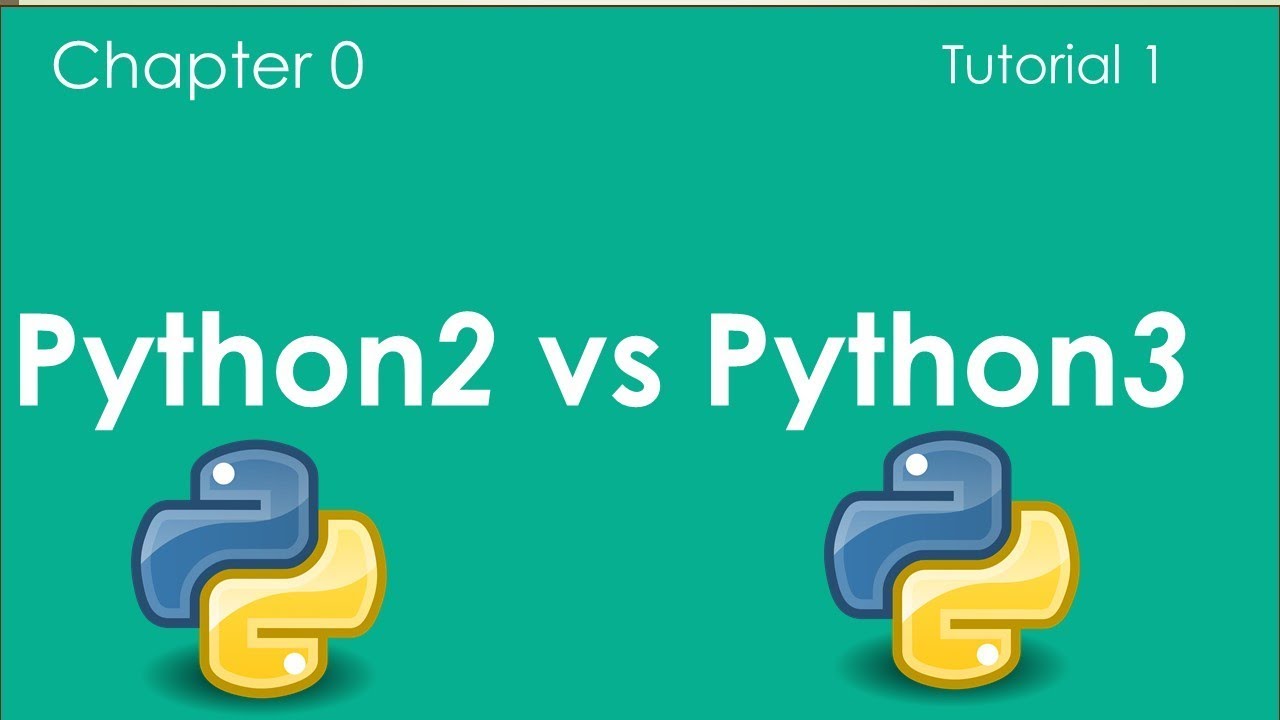 Python2 Vs Python3 Python Tutorial 01 Youtube