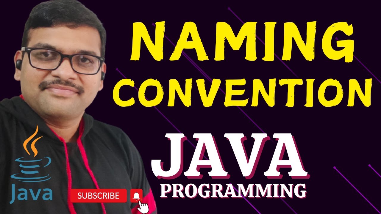 Naming Convention Java Programming Youtube