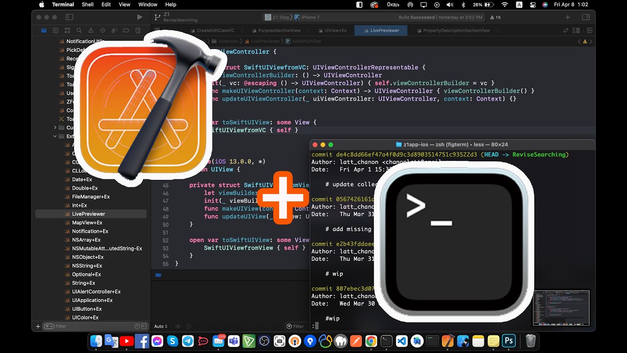 Open Terminal In Xcode Project By Using Script Shortcut Youtube